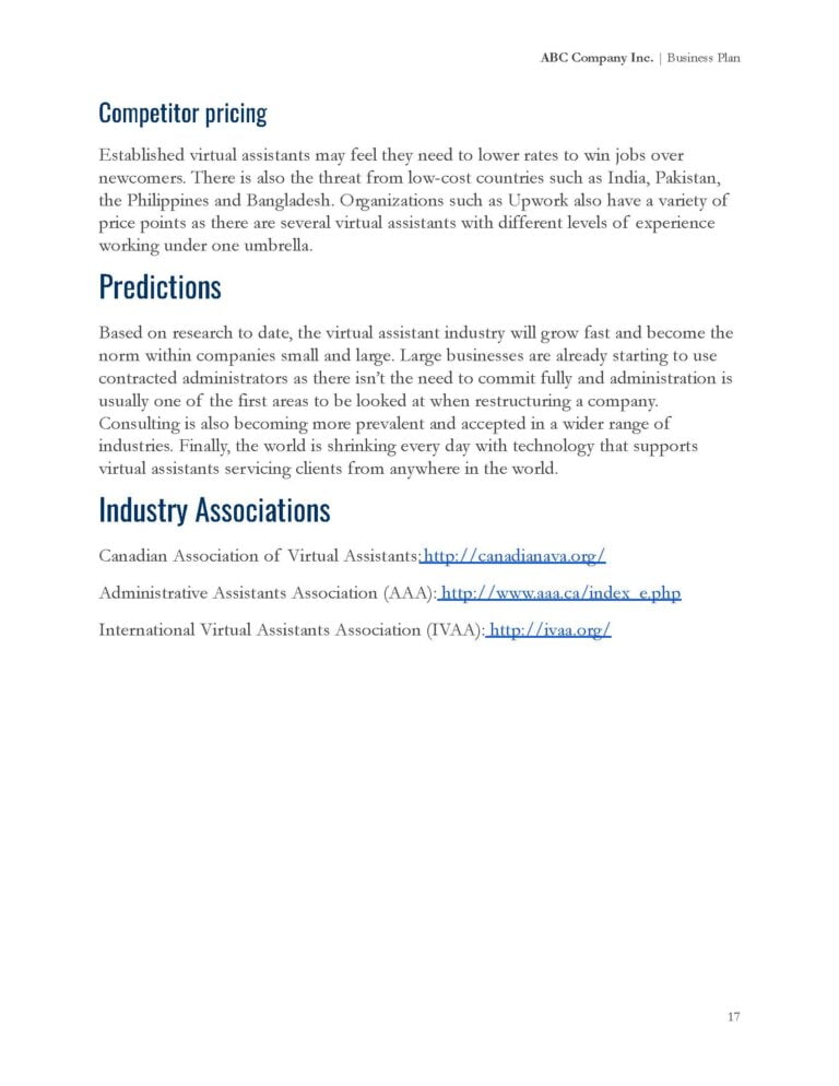 How to Write the Industry Profile Section of a Business Plan