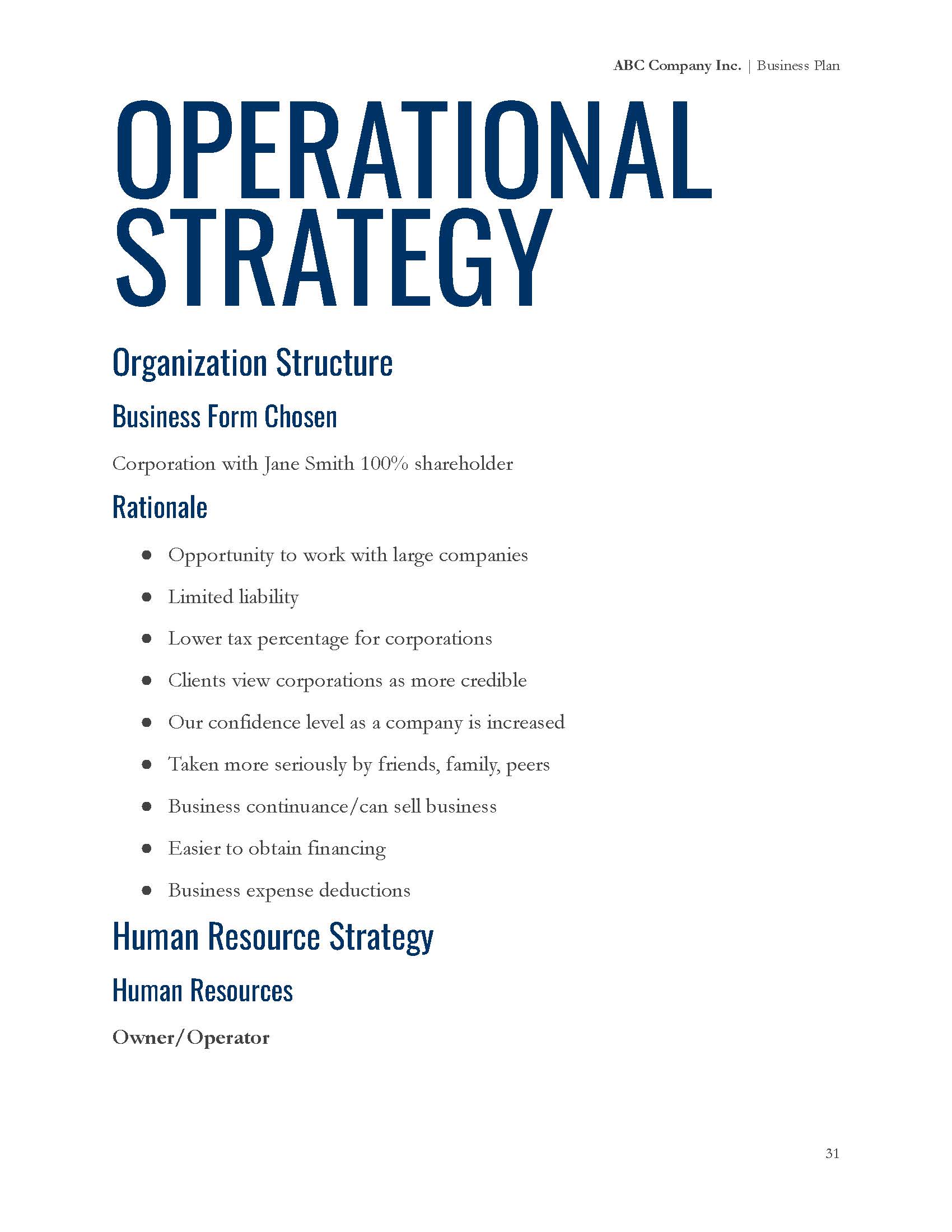 How to Write an Effective Operational Strategy